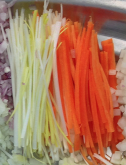 Preparaciones I.- Los cortes de las verduras – la cocina del chef Monge